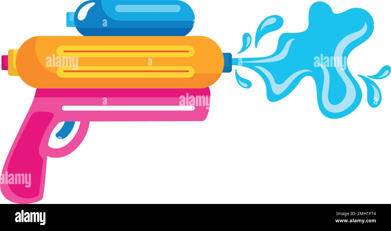 songkran water gun toy Stock Vector Image & Art - Alamy