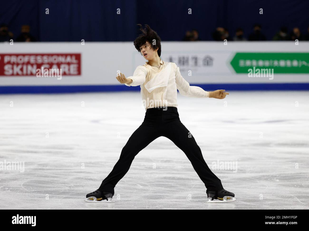 South Korea's Cha Junhwan performs during the men's single free skating ...