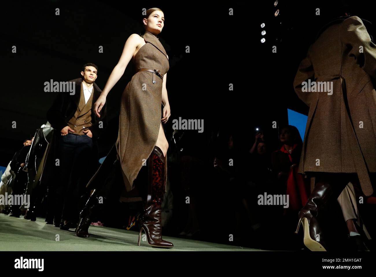 The Brandon Maxwell collection is modeled during Fashion Week, Saturday ...