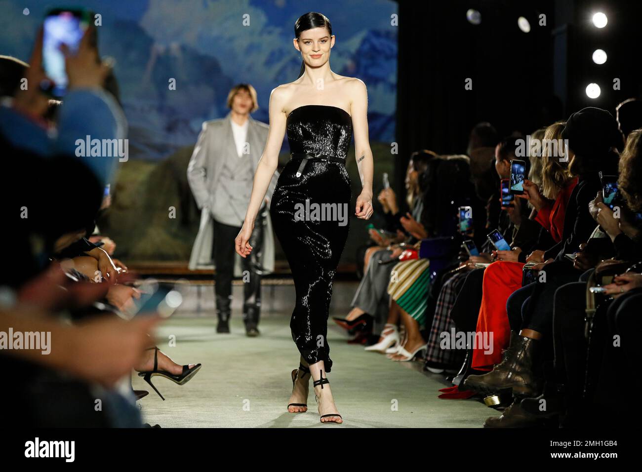 The Brandon Maxwell collection is modeled during Fashion Week, Saturday ...