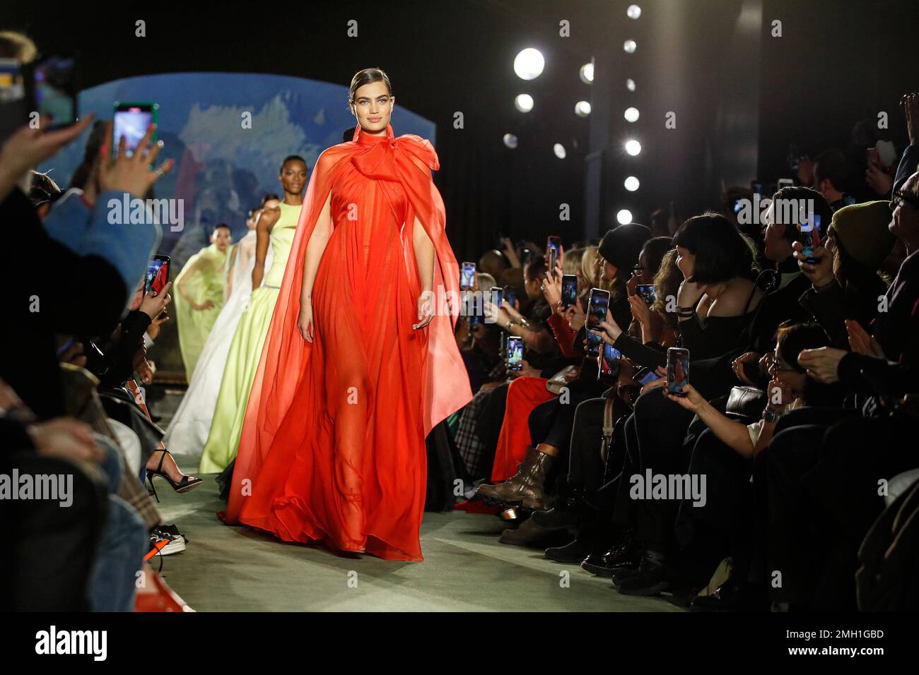 The Brandon Maxwell collection is modeled during Fashion Week, Saturday ...