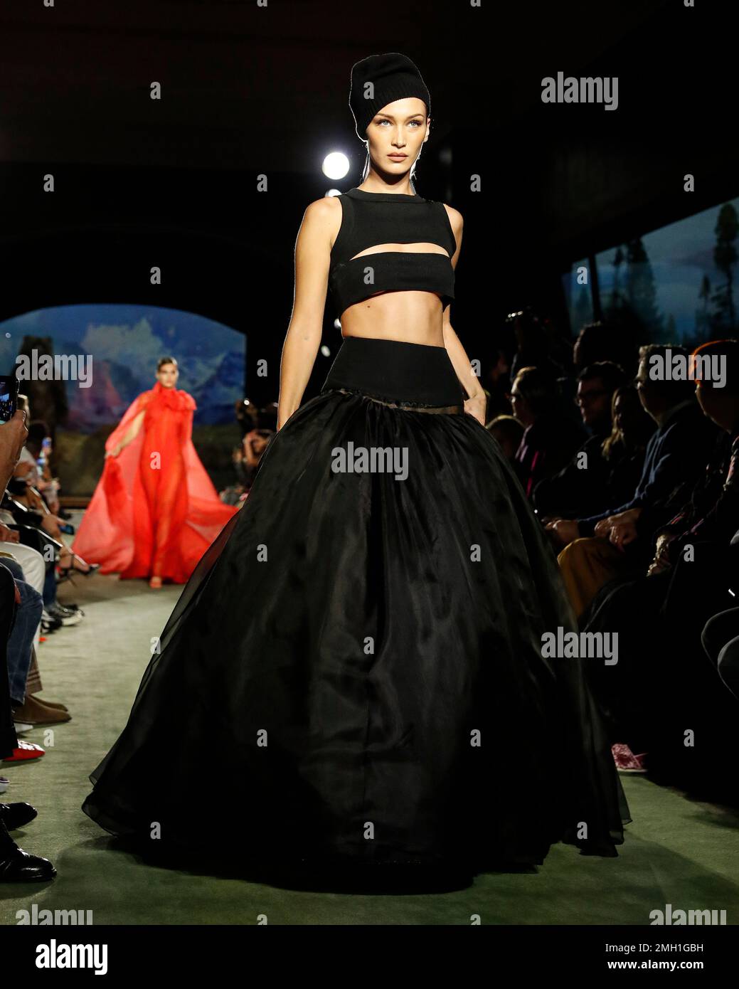 The Brandon Maxwell collection is modeled during Fashion Week, Saturday ...