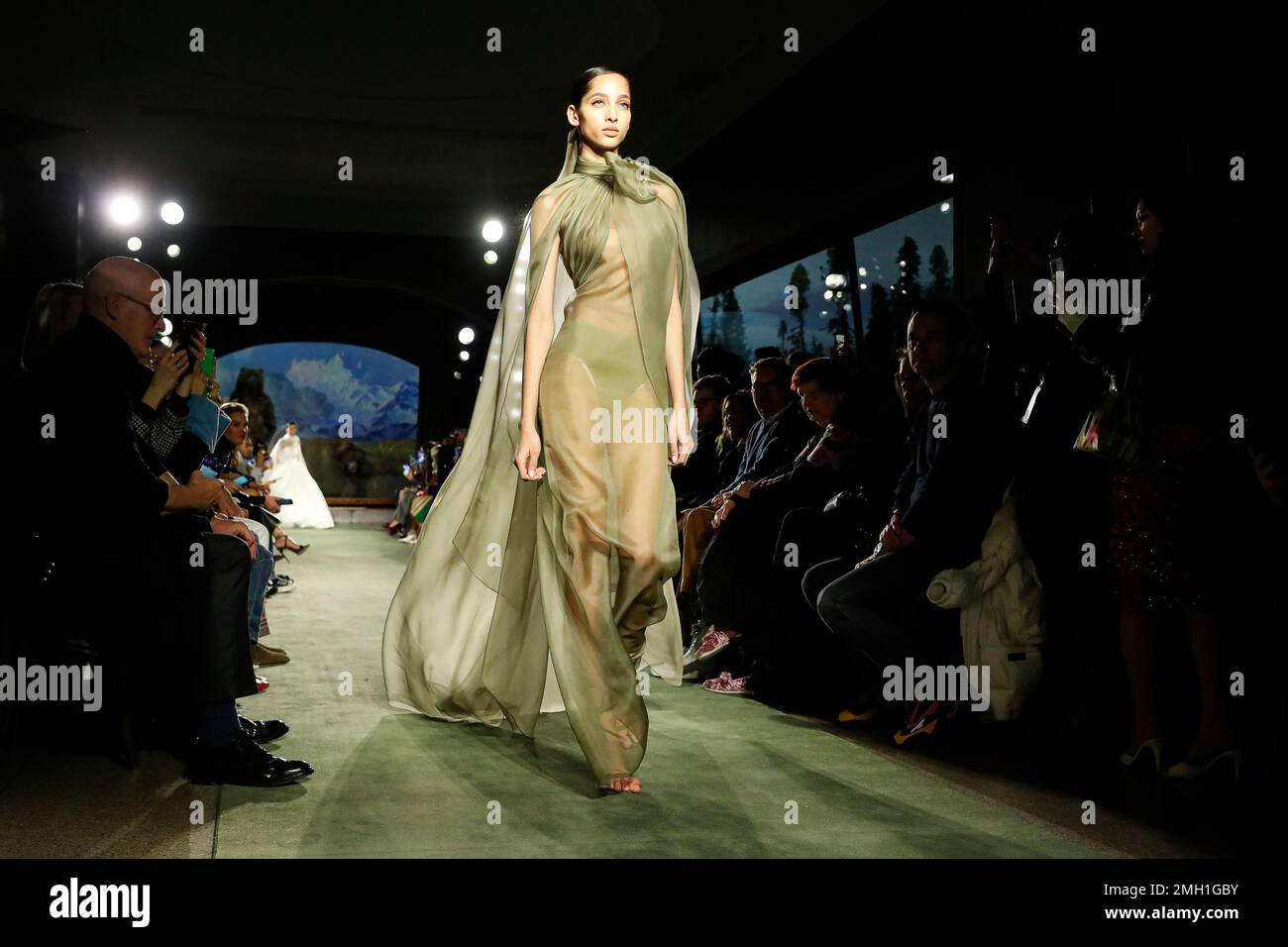 The Brandon Maxwell collection is modeled during Fashion Week, Saturday ...