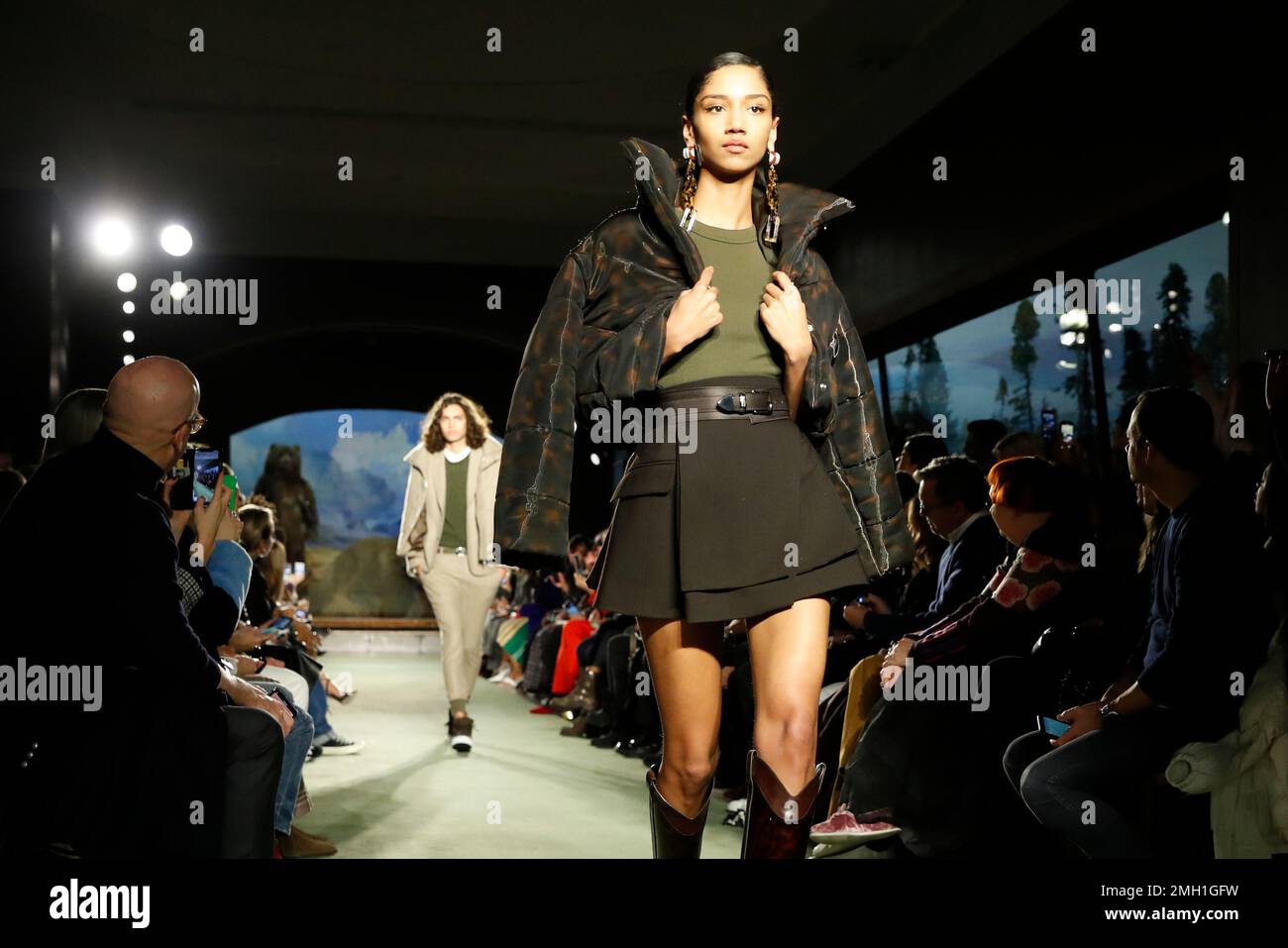 The Brandon Maxwell collection is modeled during Fashion Week, Saturday ...