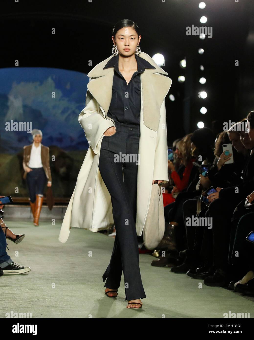 The Brandon Maxwell collection is modeled during Fashion Week, Saturday ...