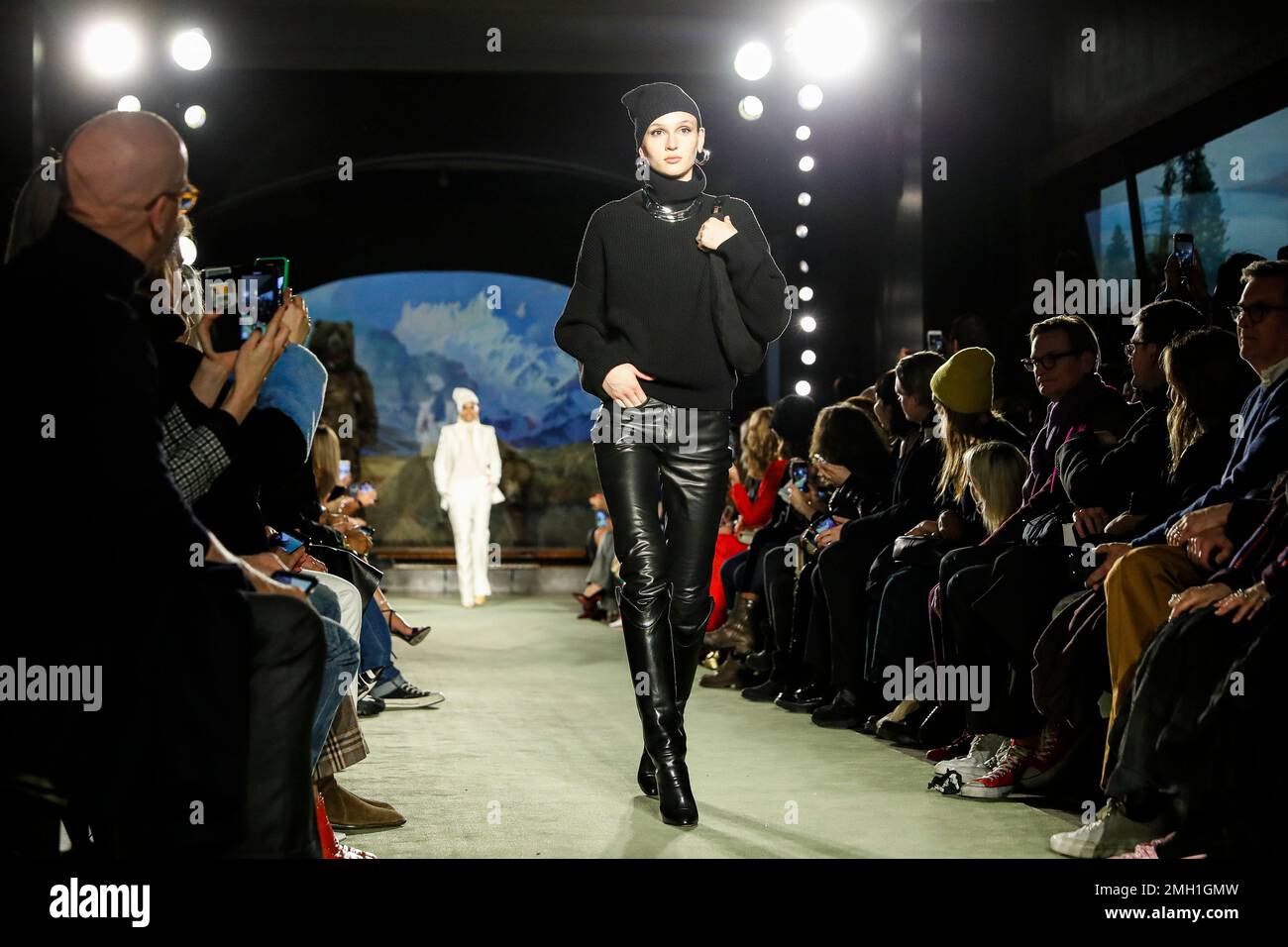 The Brandon Maxwell collection is modeled during Fashion Week, Saturday ...