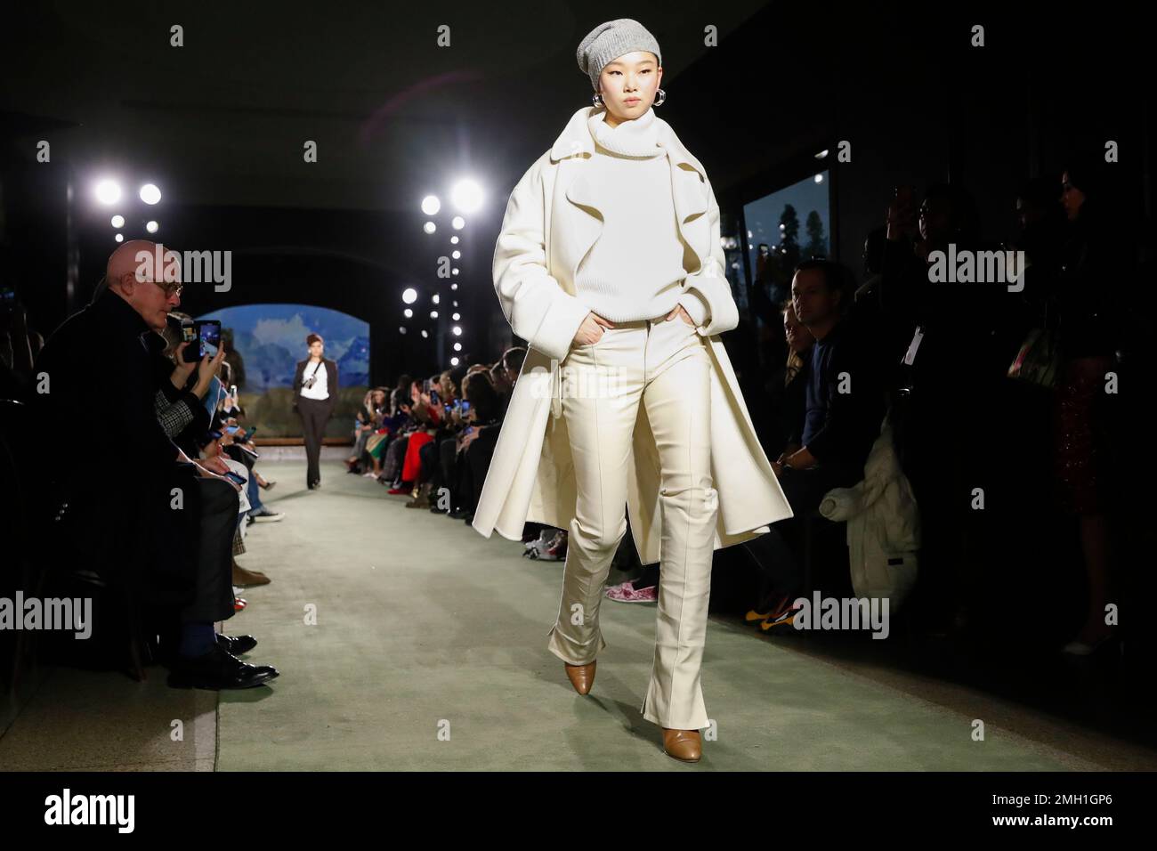 The Brandon Maxwell collection is modeled during Fashion Week, Saturday ...