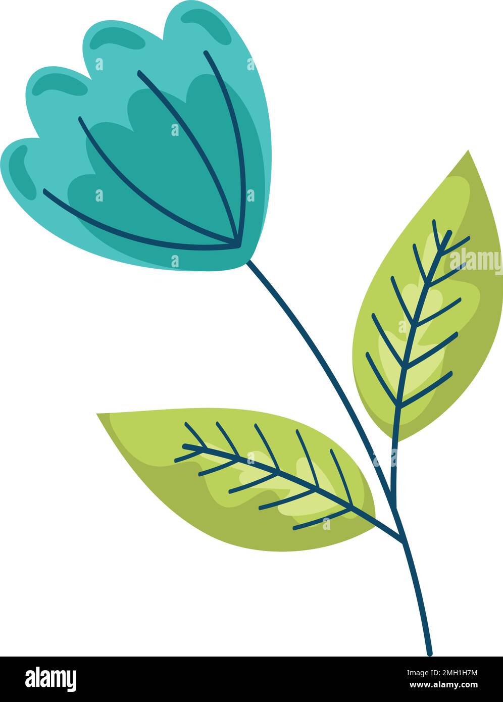 blue flower spring season Stock Vector Image & Art - Alamy