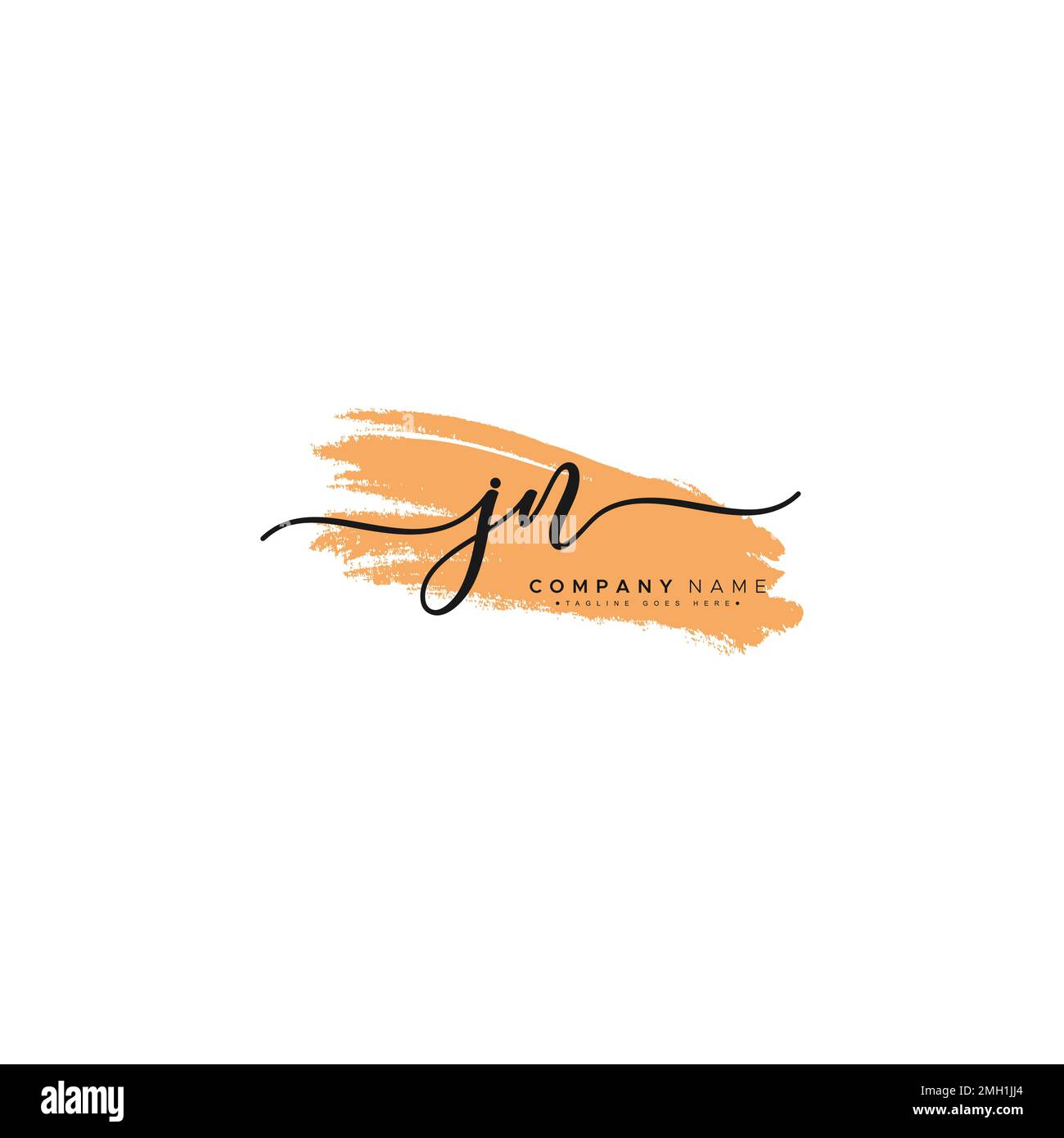 JN Initial Logo in Signature Style for Photography and Fashion Business ...
