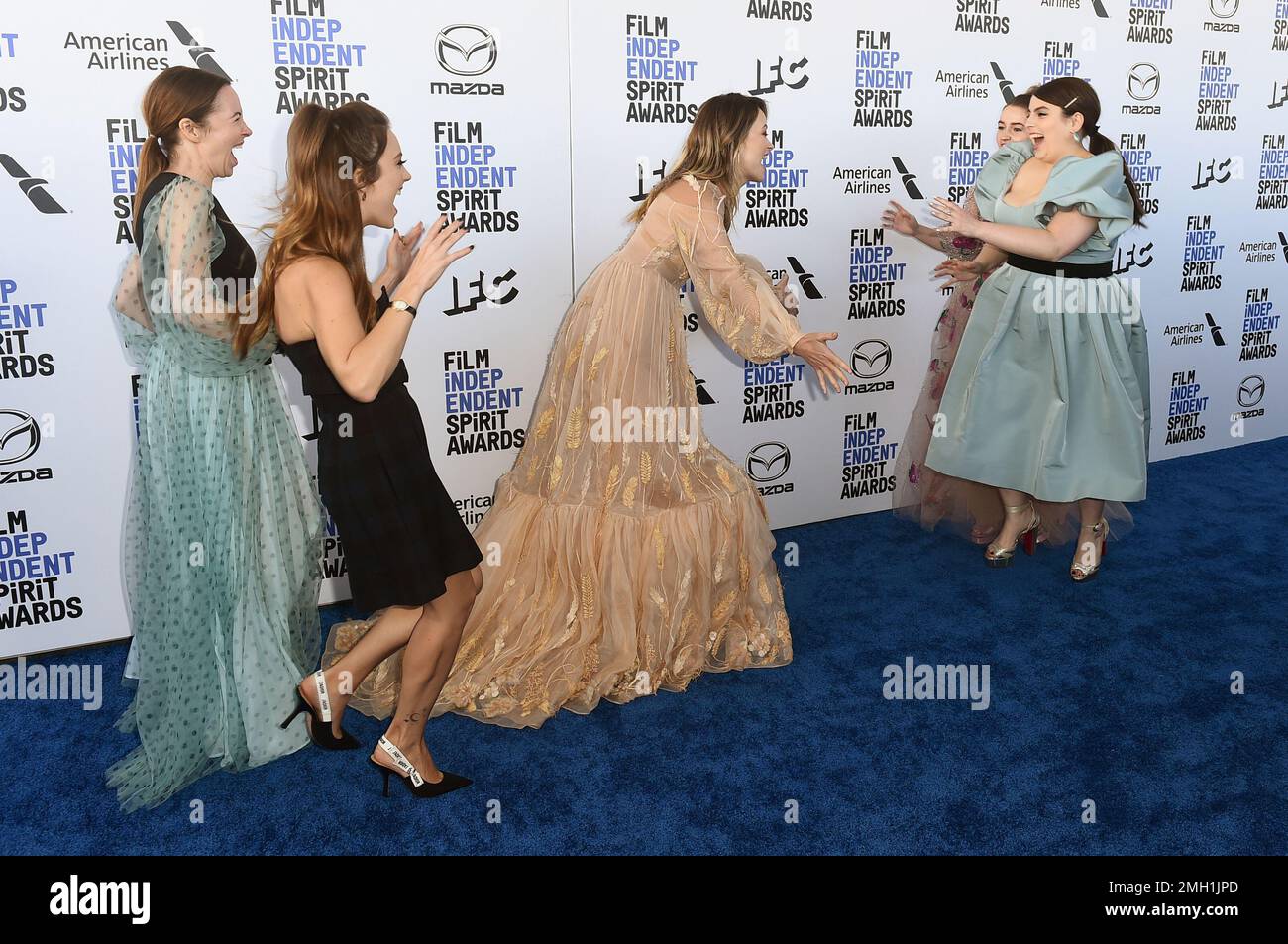 Jessica Elbaum, from left, Billie Lourd, Olivia Wilde, Kaitlyn Dever ...