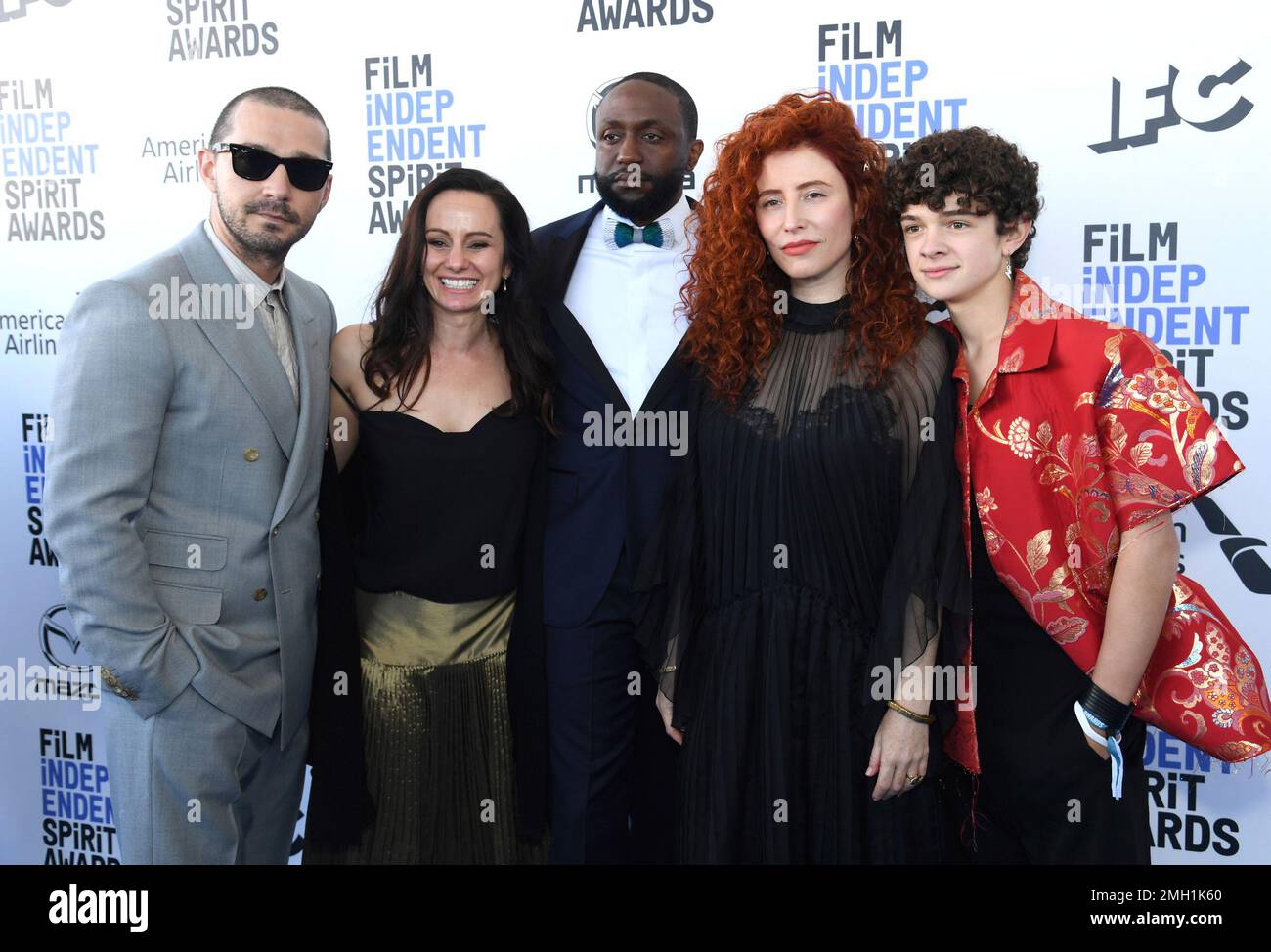 Shia LaBeouf, from left, Natasha Braier, Byron Bowers, Alma Har'el, and ...