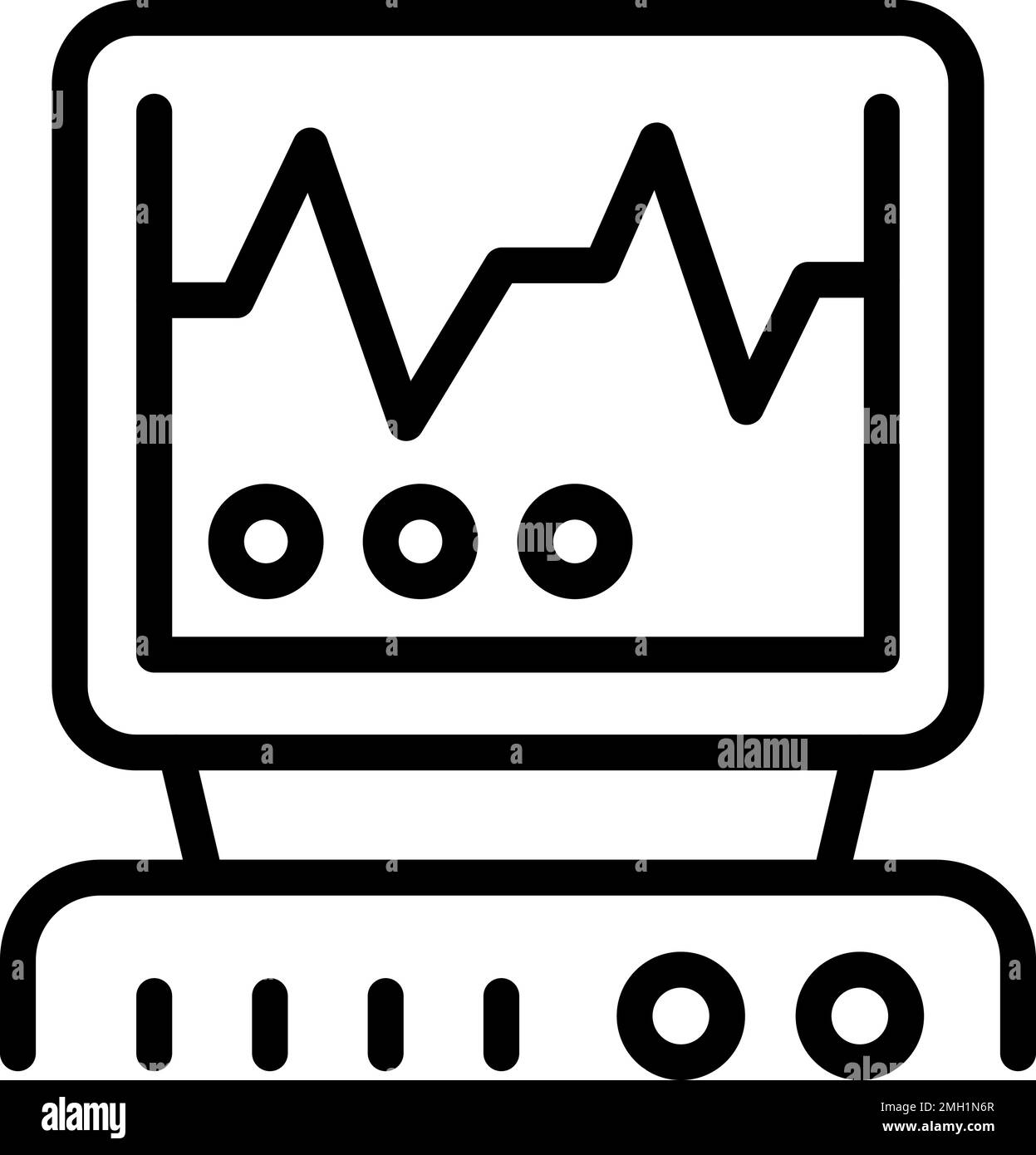Cardio equipment icon outline vector. Hospital room. Medical patient ...