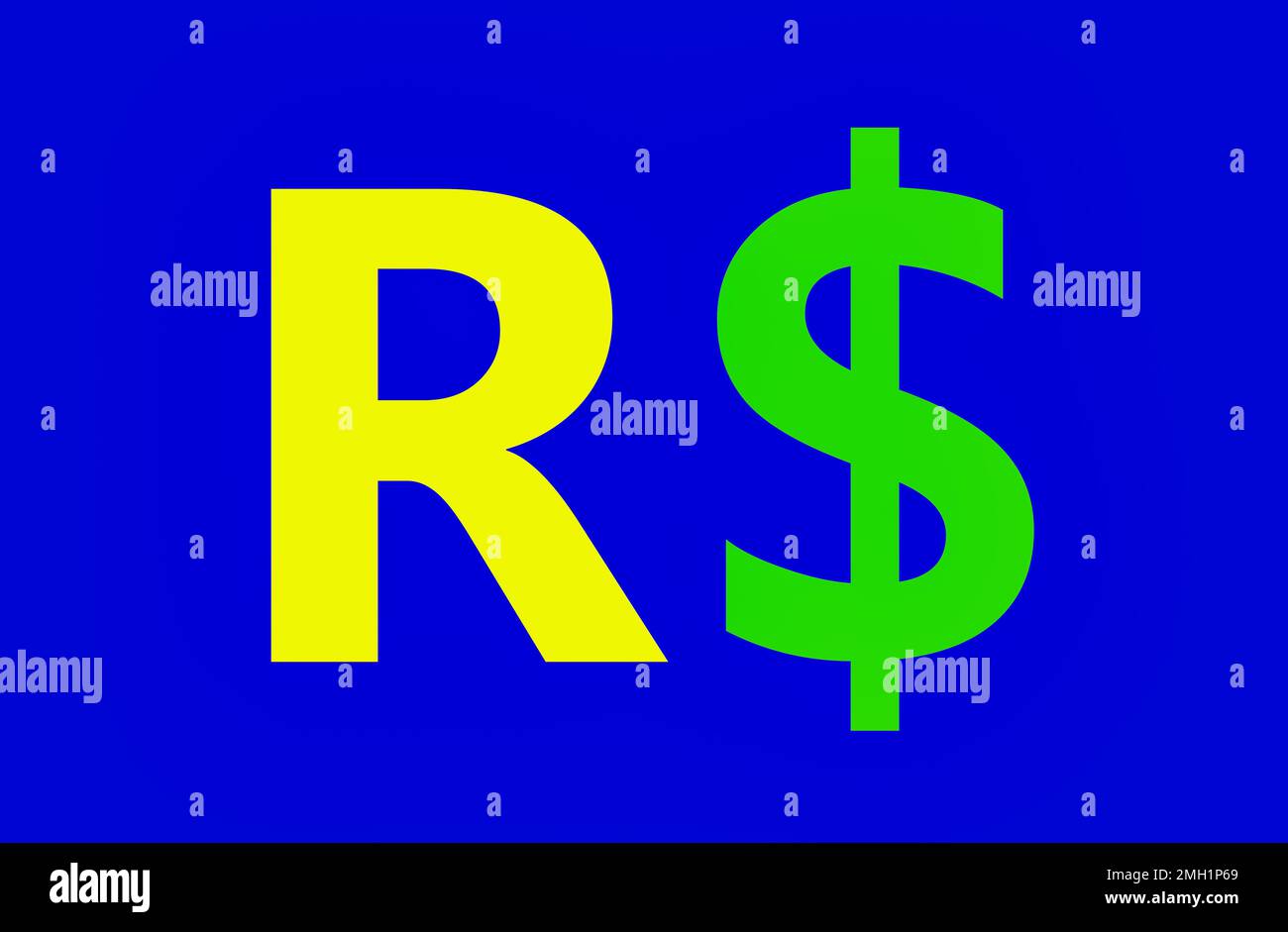 Brazilian currency symbol; Colors of the national flag of Brazil ...