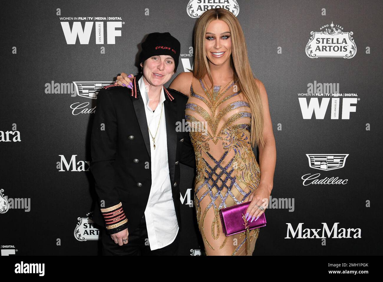 Nats Getty, left, and Gigi Gorgeous attend the 13th Annual Women In ...