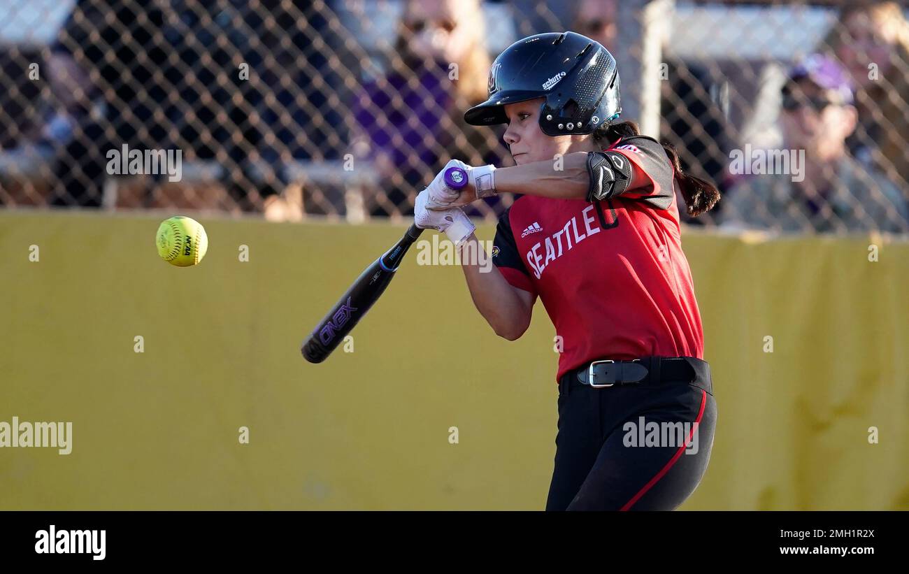 Seattle shortstop Lily Garcia during an NCAA softball game against ...