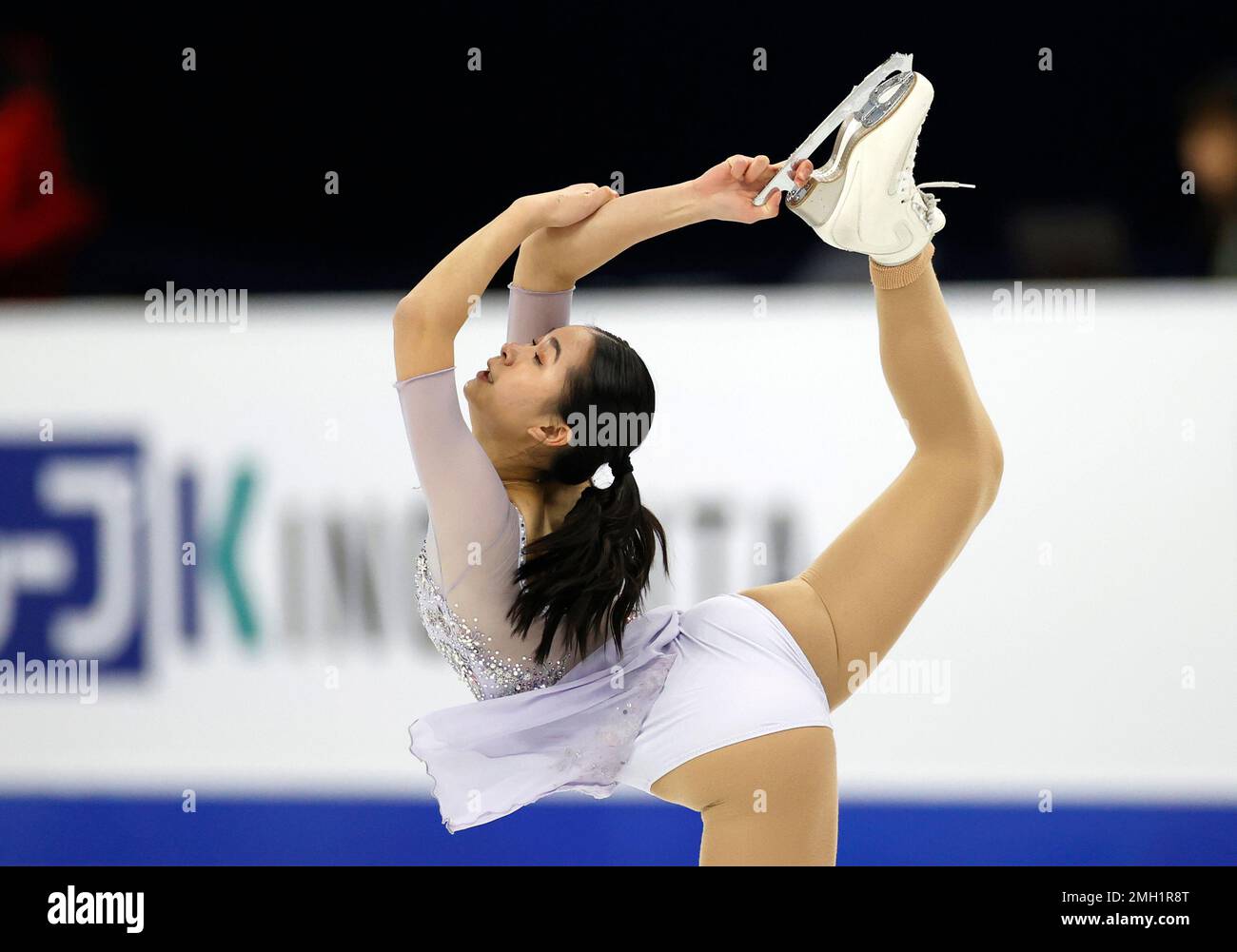 Canada's Alison Schumacher performs during the ladies' single free ...