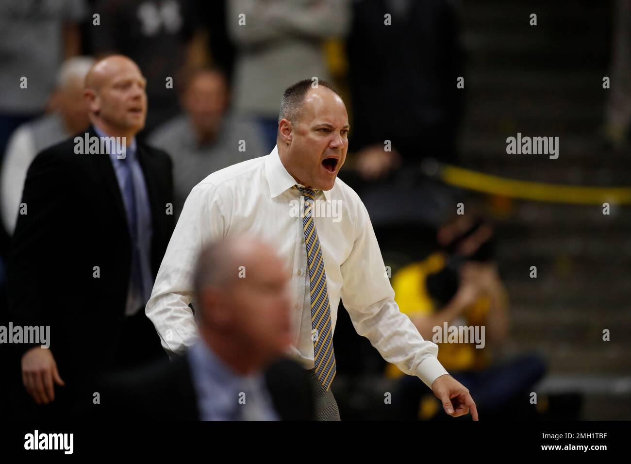 California head coach Mark Fox in the second half of an NCAA college ...