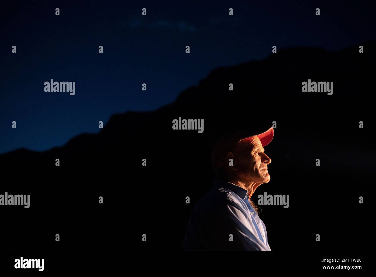 In this June 23, 2019 photo, Jonuz Jonuzi, 70, poses for a photo on the ...