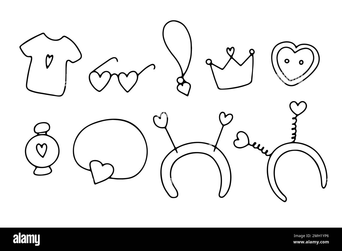 Hair pendant Black and White Stock Photos & Images - Alamy