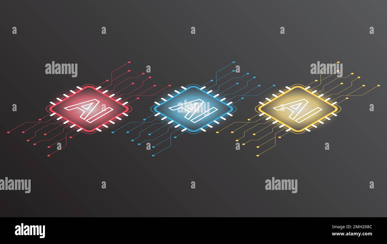 Ai artificial intelligence technology hitech business concept. open Ai ...