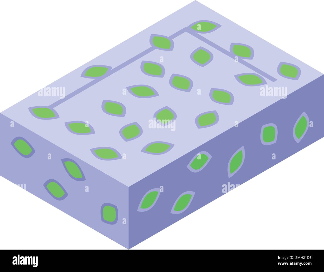 White halva icon isometric vector. Sweet halwa. Food design Stock ...