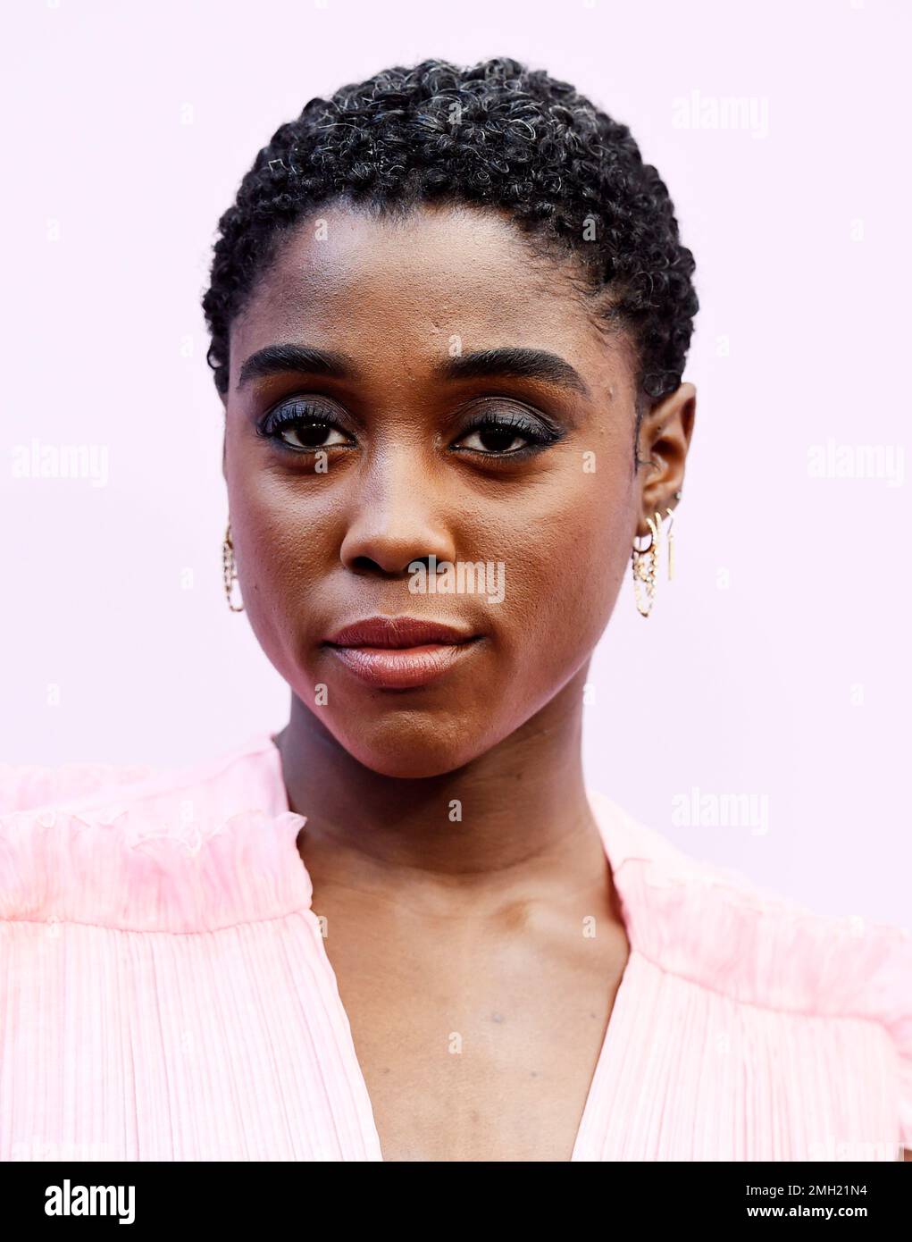 Actress Lashana Lynch poses at the 13th Annual ESSENCE Black Women in ...