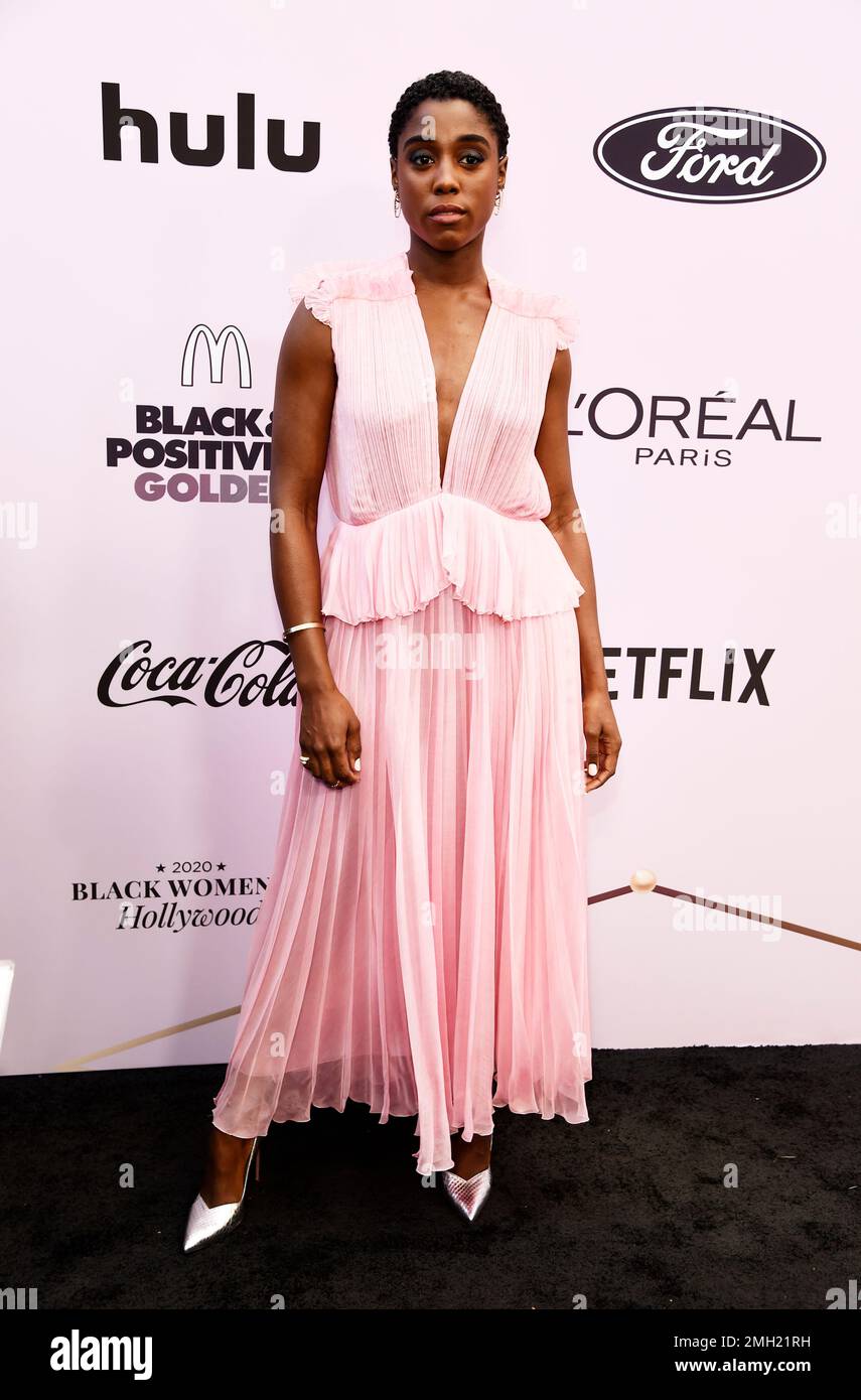 Actress Lashana Lynch poses at the 13th Annual ESSENCE Black Women in ...