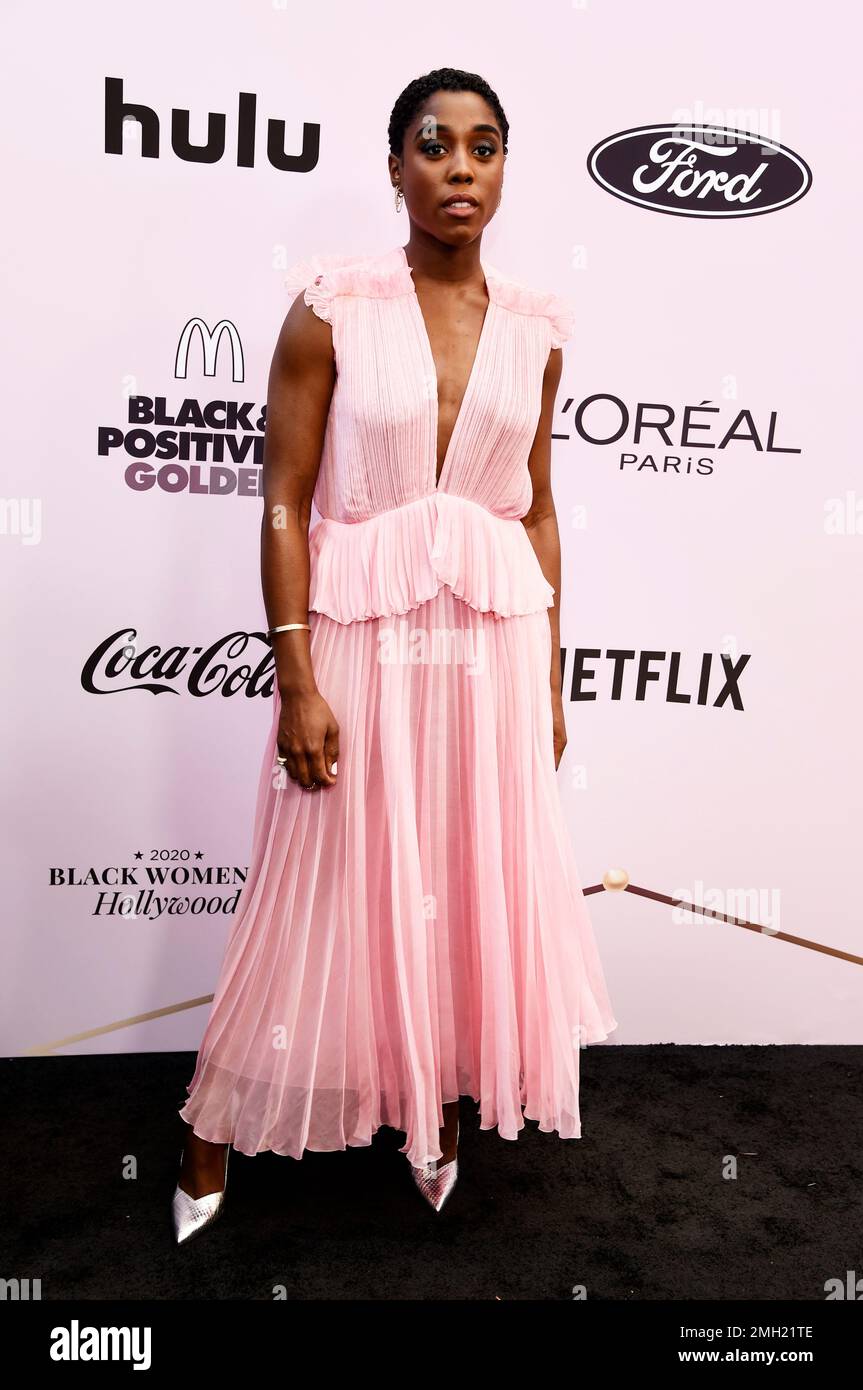 Actress Lashana Lynch poses at the 13th Annual ESSENCE Black Women in ...