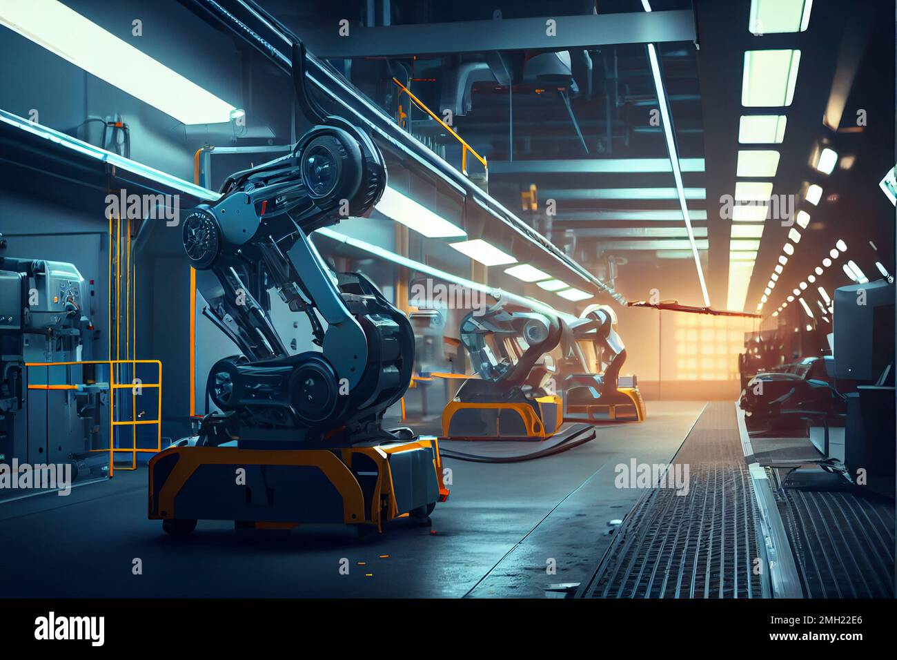 Car manufacturing assembly line 3d hi-res stock photography and images ...