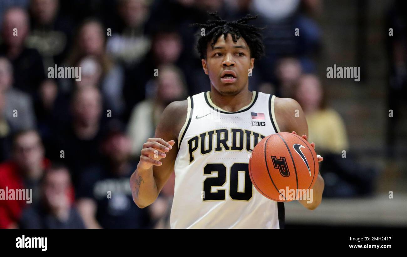 Purdue guard Nojel Eastern (20) plays against Iowa during the second ...