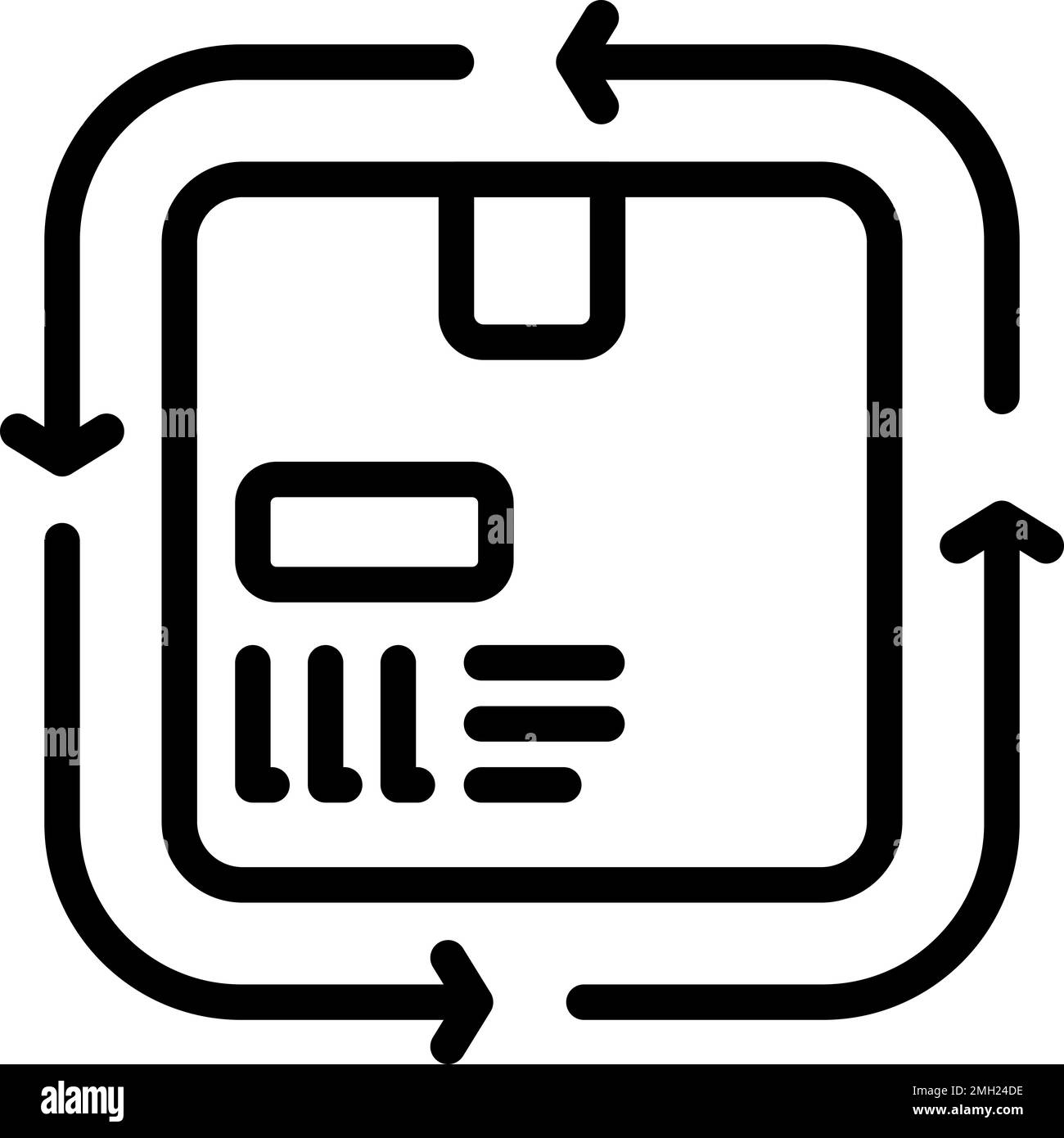 International assistance parcel icon outline vector. Aid love. Care ...