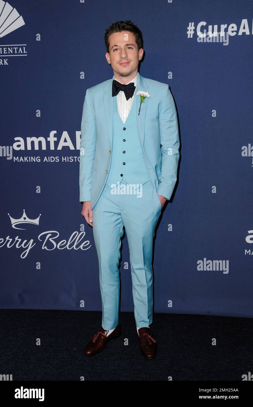 Charlie Puth attends the amfAR Gala New York AIDS research benefit at ...