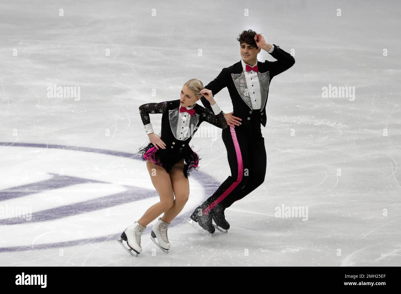 Canada's Piper Gilles and Paul Poirier perform during the Ice Dance ...