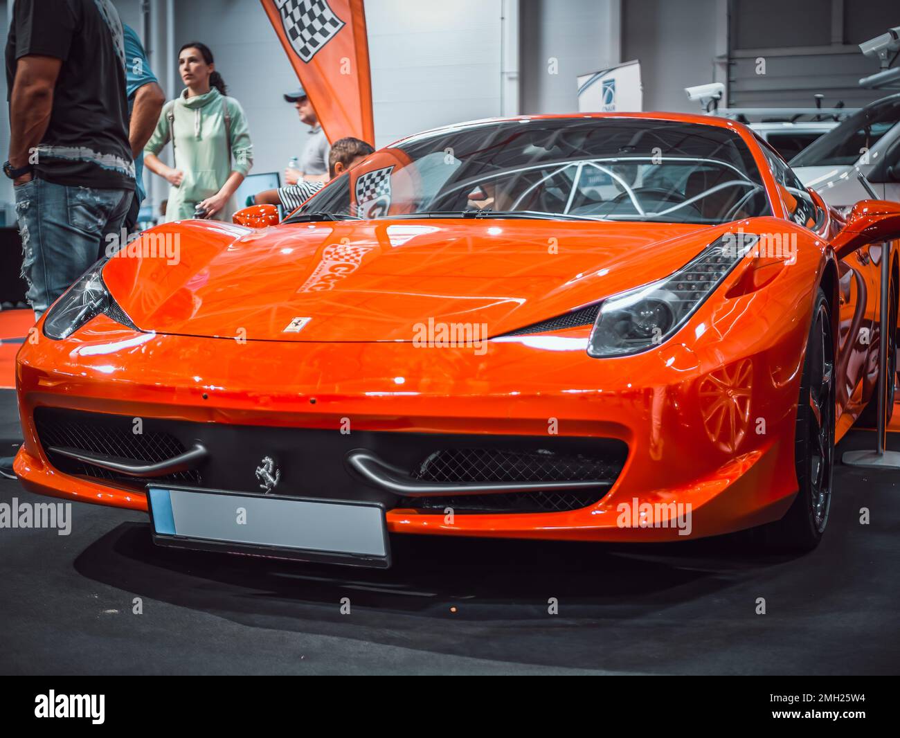 Ferrari 458 Spider Orange