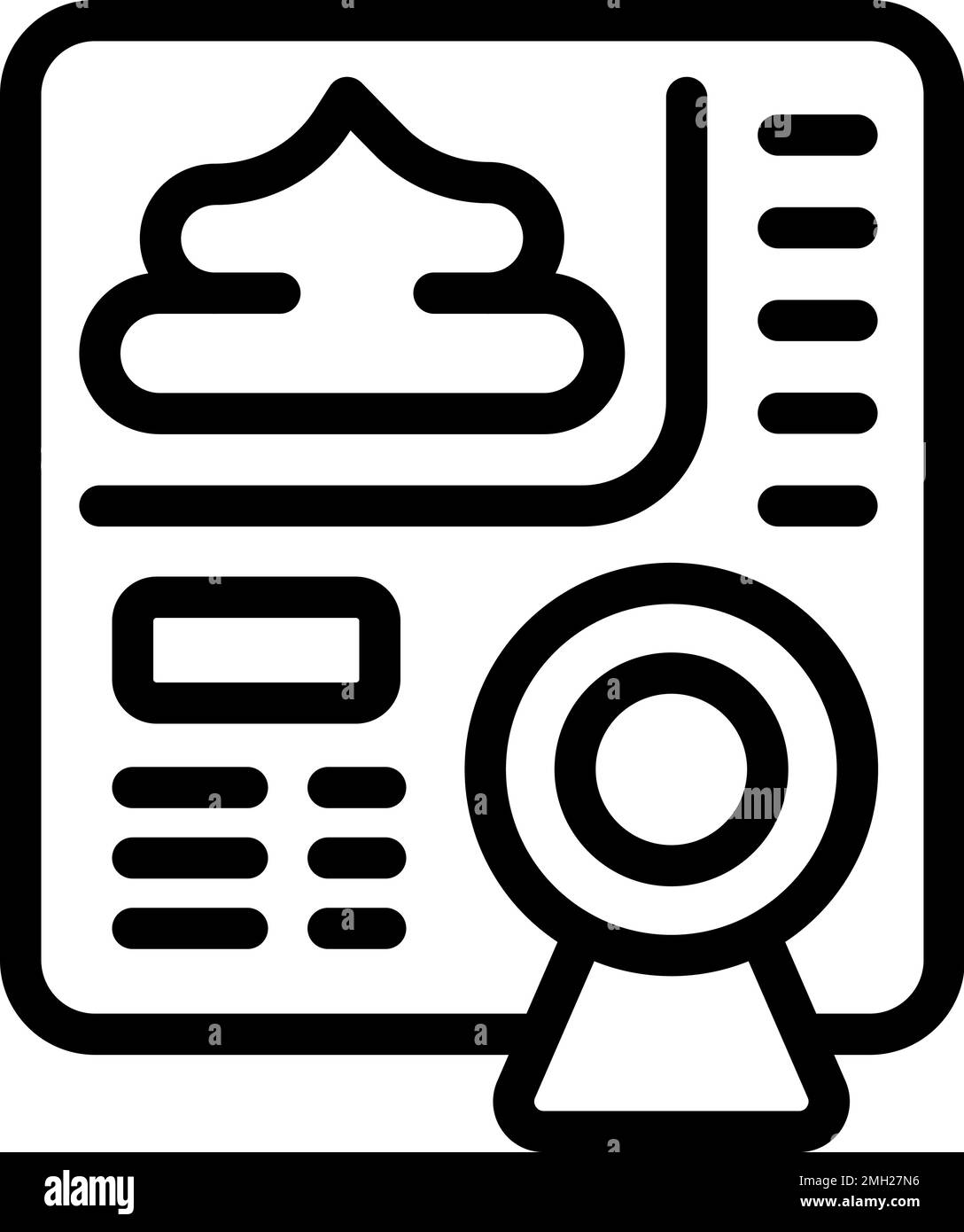 Cosmetics with collagen document icon outline vector. Skin serum. Care ...