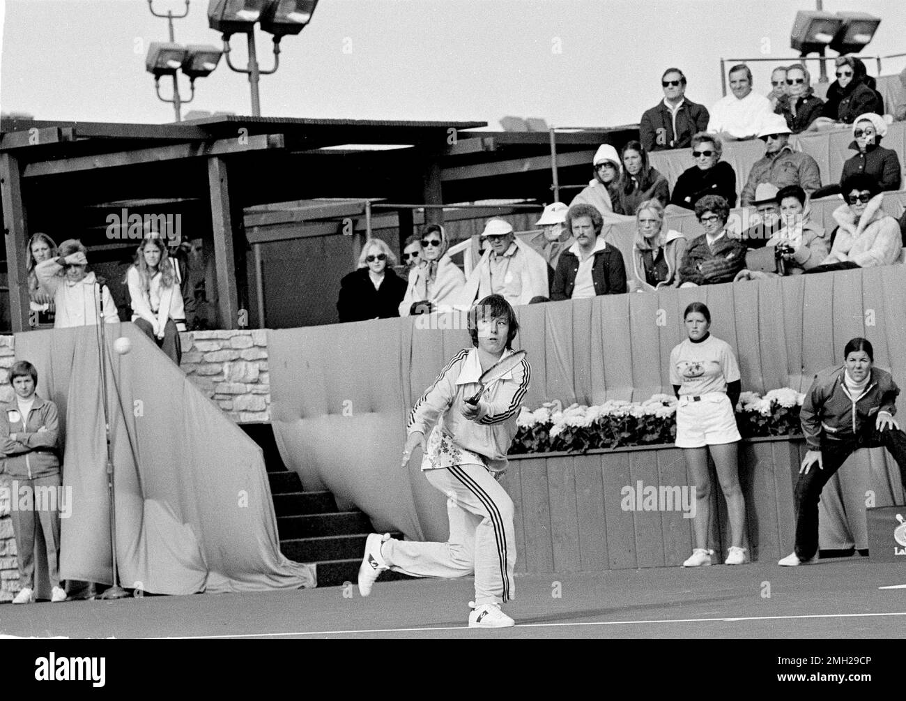 Martina Navratilova is pictured in action during the Women's World ...
