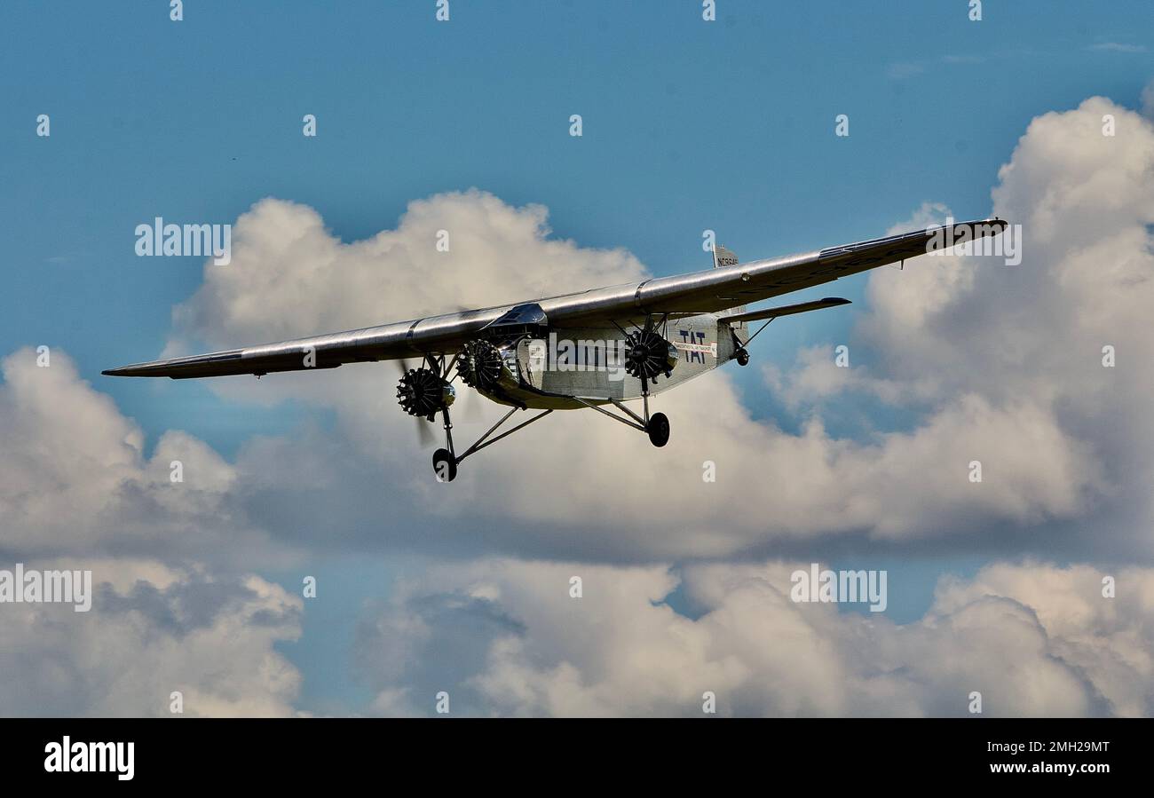 Ford Trimotor aircraft Stock Photo - Alamy