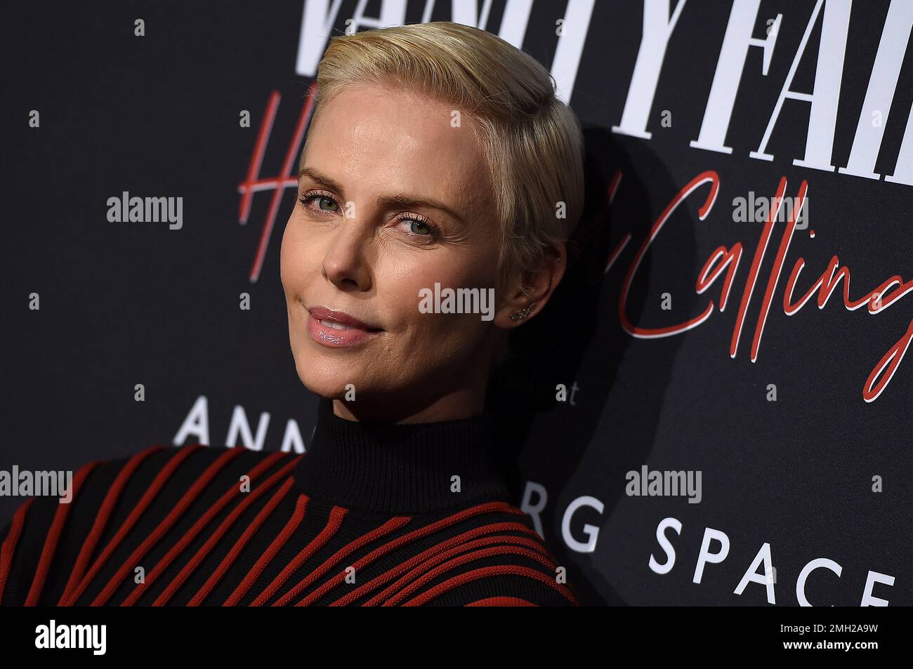 Charlize Theron arrives at the Annenberg Space for Photography's Vanity ...