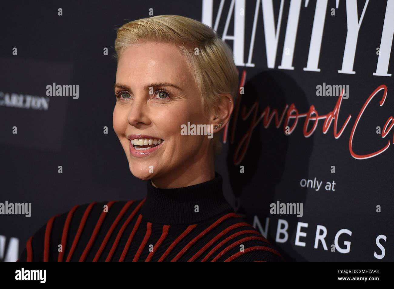 Charlize Theron arrives at the Annenberg Space for Photography's Vanity ...