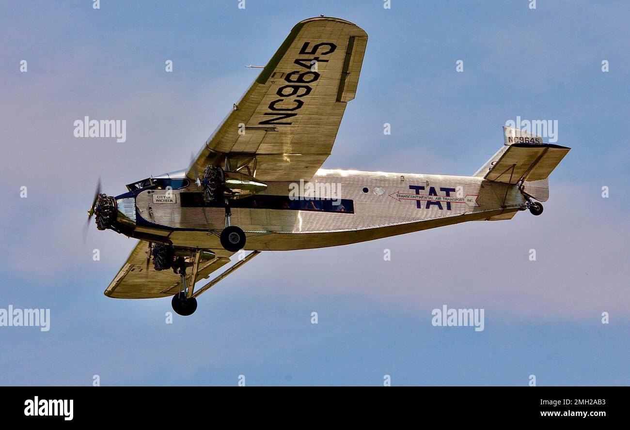 Ford Trimotor aircraft Stock Photo - Alamy