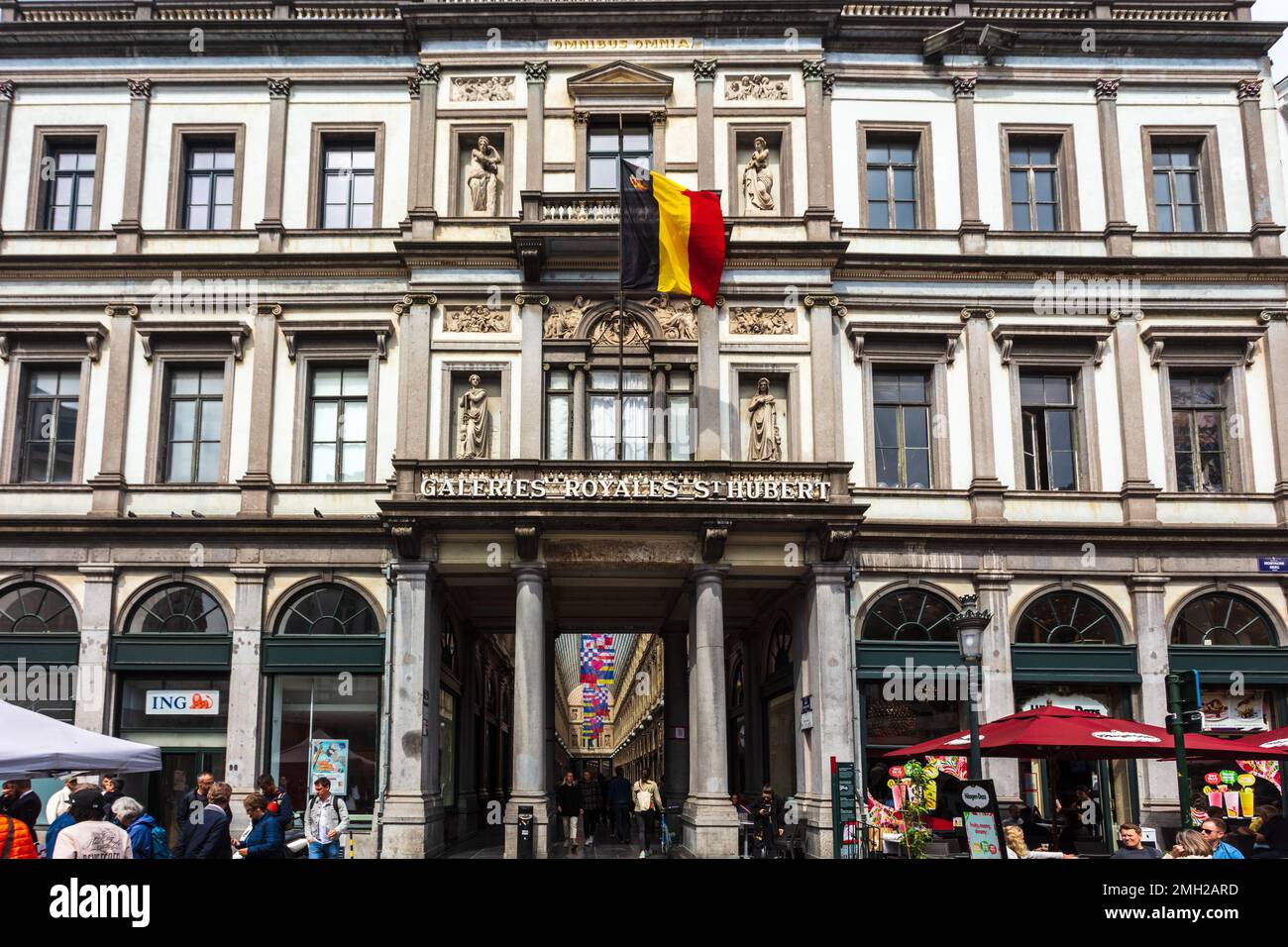 The Royal Saint Hubert Galleries, Galeries Royales Saint Hubert, is an ...