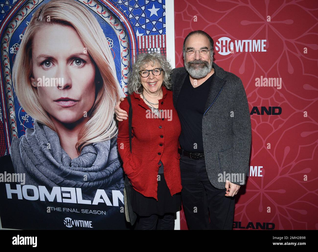 Actor Mandy Patinkin, right, and wife Kathryn Grody attend Showtime's ...