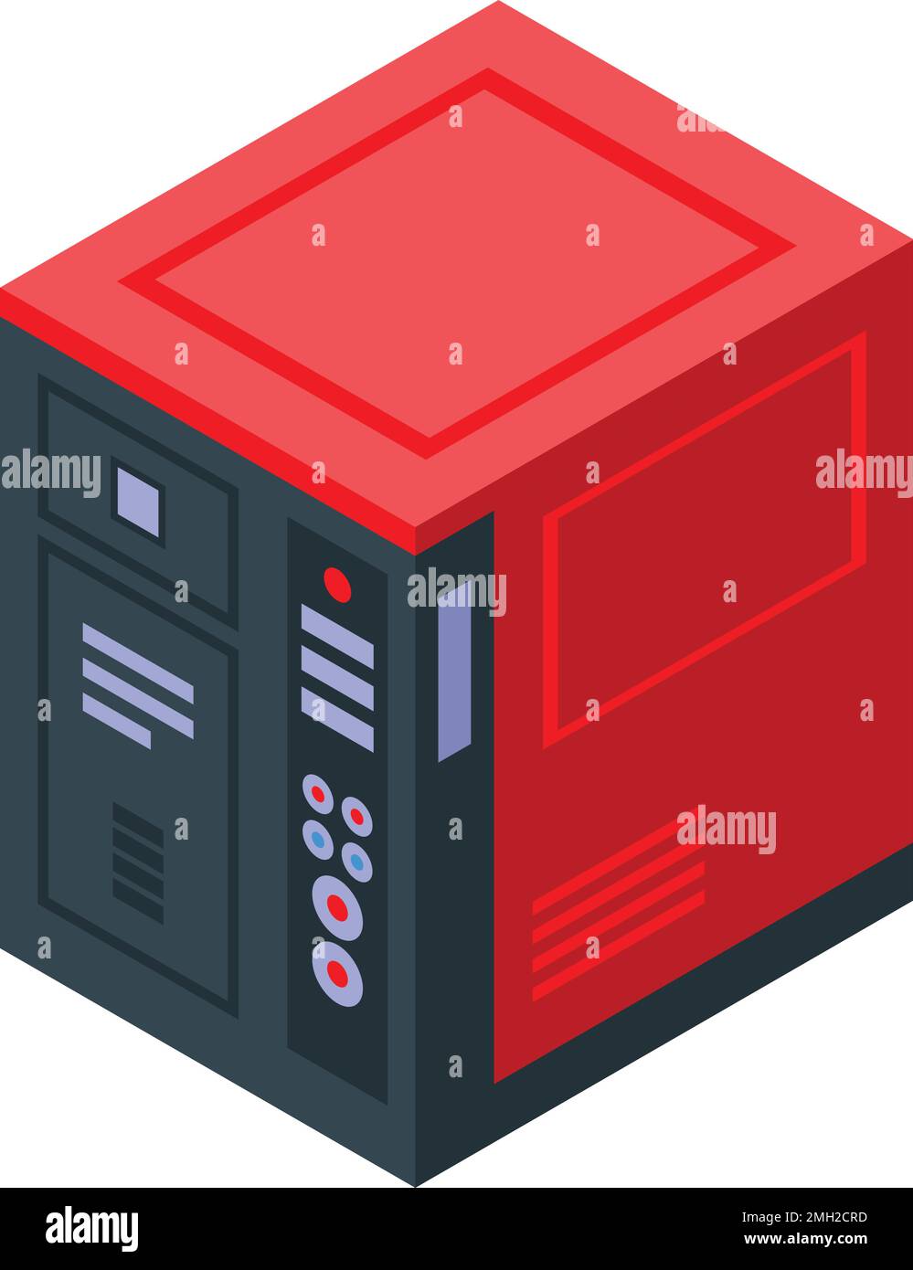 Electric generator icon isometric vector. Power energy. Engine mobile ... Electric generator icon isometric vector. Power energy. Engine mobile ...