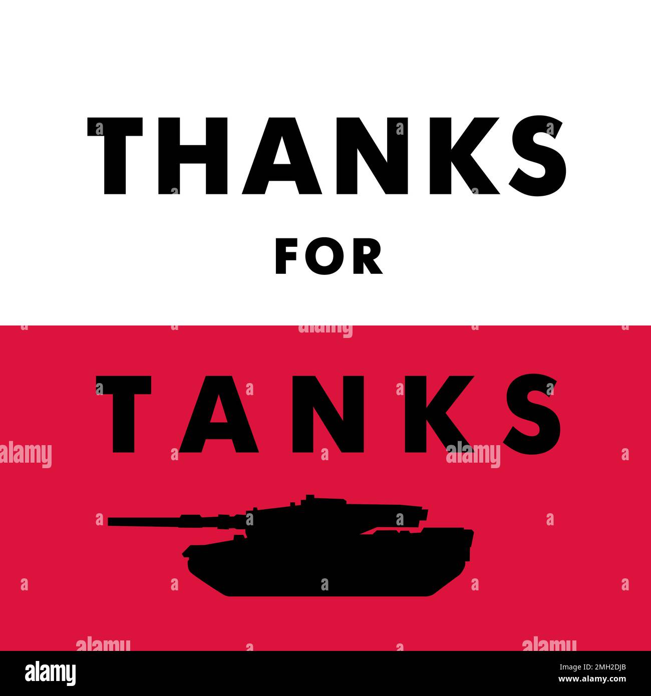 Thanks for tanks Poland. Give leopard to Ukraine, social media banner ...
