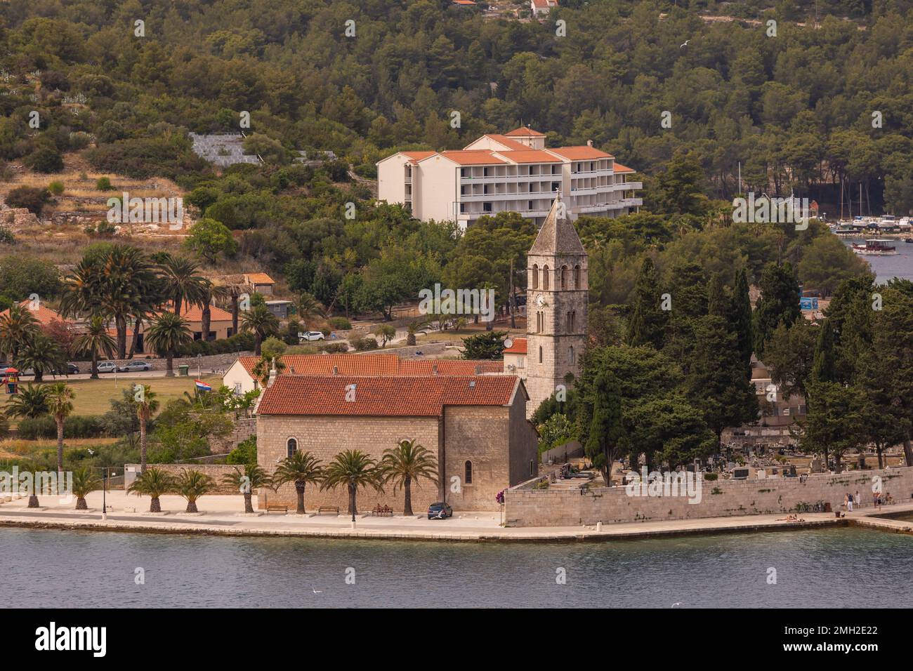 VIS, CROATIA, EUROPE - Church of St. Jerome and Franciscan Monastery ...
