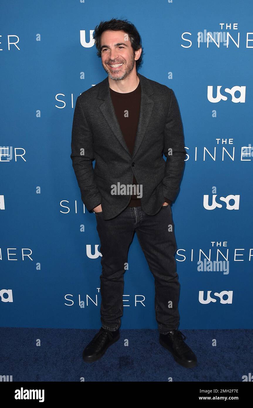 Chris Messina arrives at the Los Angeles premiere of "The Sinner ...