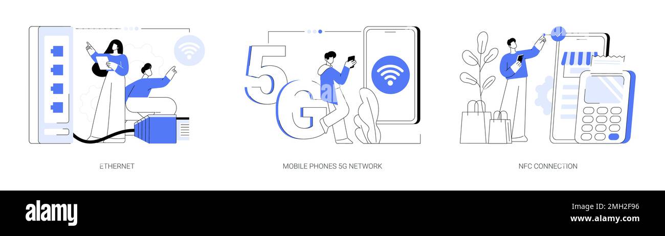 Network infrastructure abstract concept vector illustrations Stock Vector Image & Art - Alamy