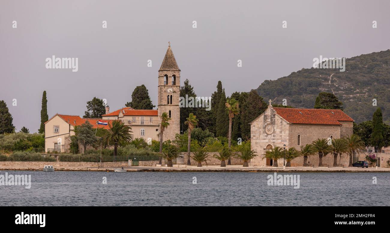VIS, CROATIA, EUROPE - Church of St. Jerome and Franciscan Monastery ...