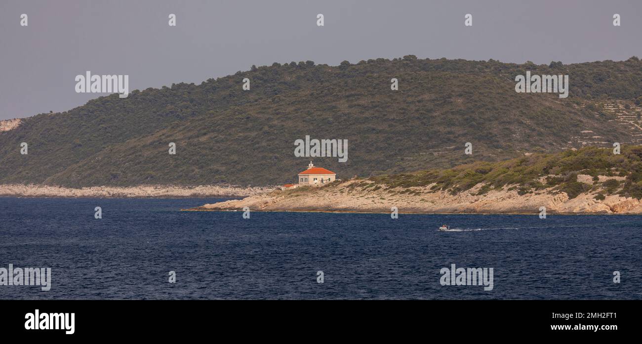 OTOCIC HOST, VIS, CROATIA, EUROPE - Host island near entrance to Vis ...
