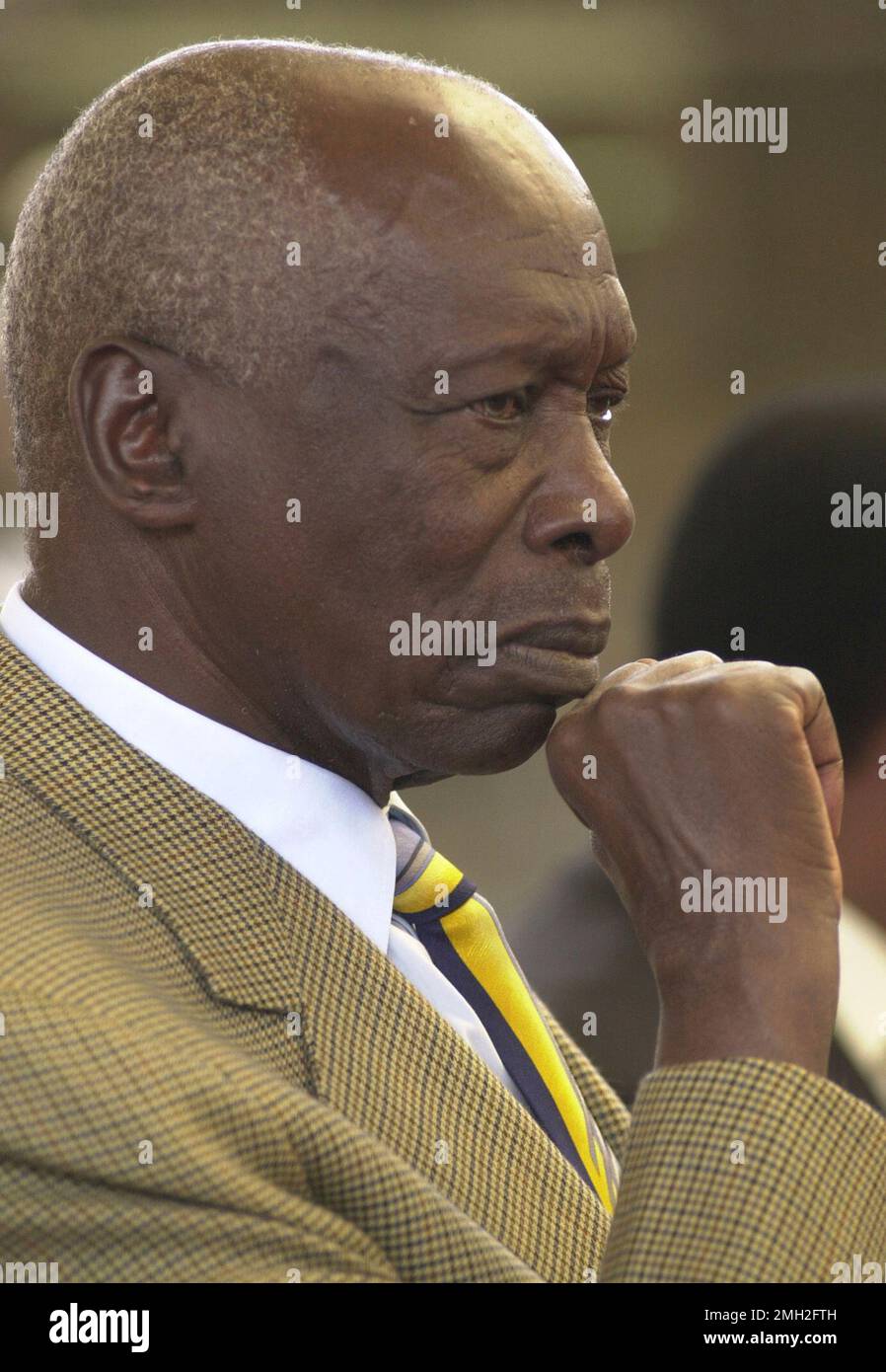 FILE - This Oct. 30, 2002 file photo shows former Kenyan President ...